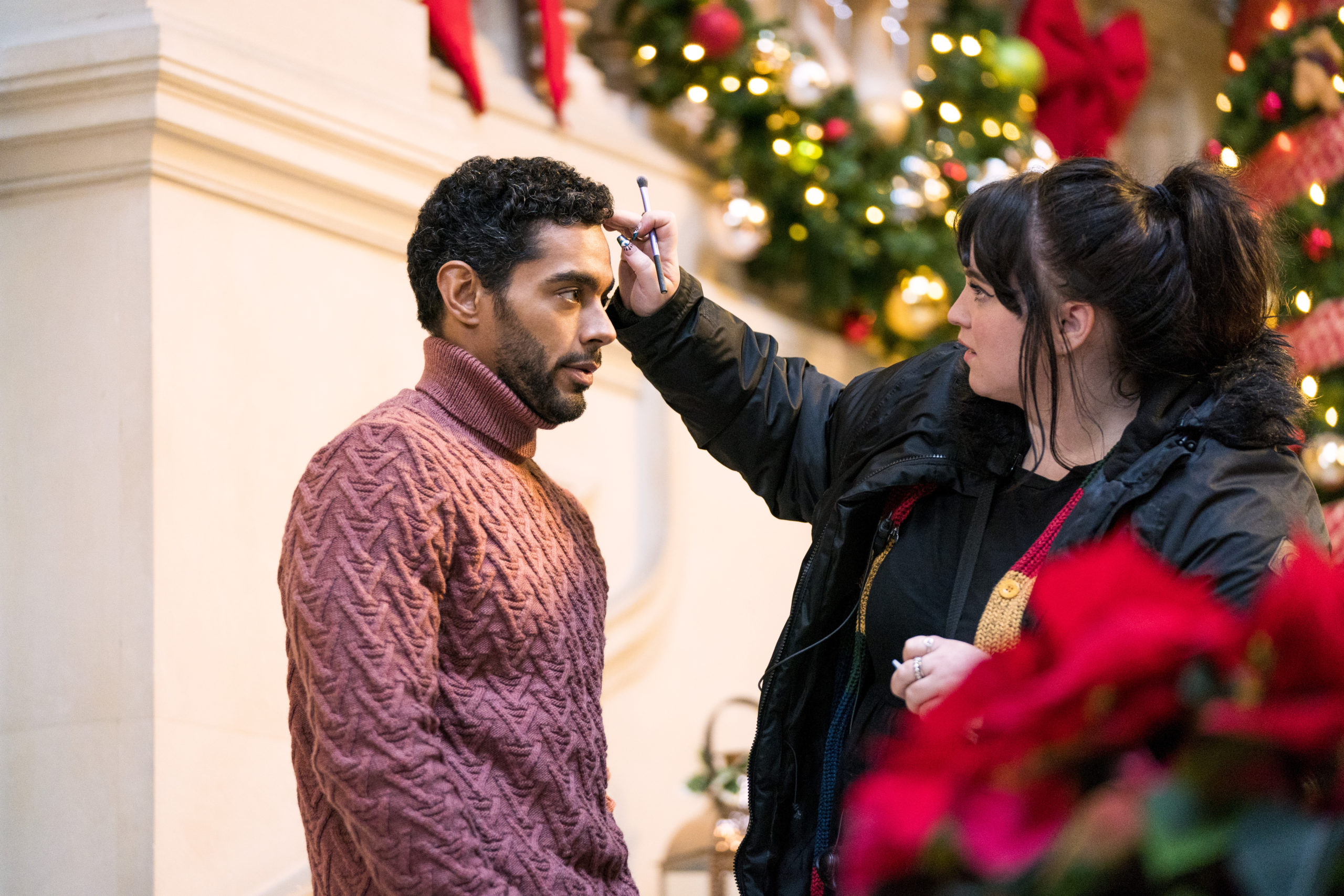 See Some New Behind The Scenes Photos From 'The Princess Switch ...