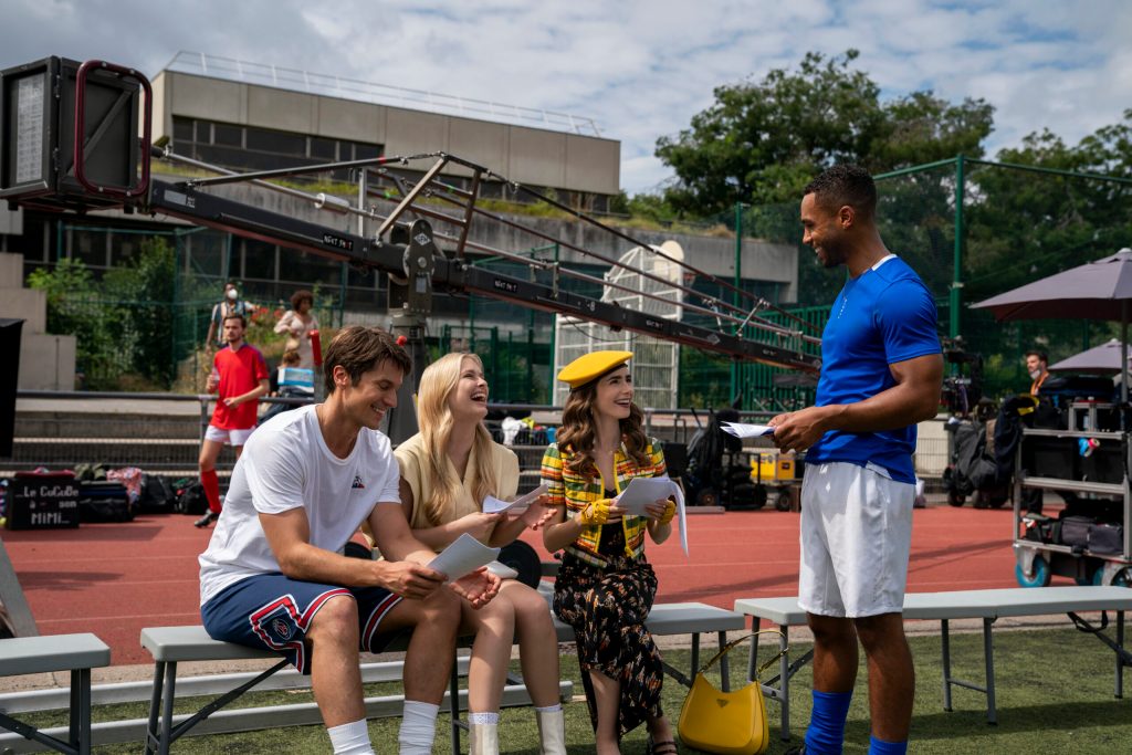 See Some Pics From Behind The Scenes Of 'Emily In Paris' - Fangirlish